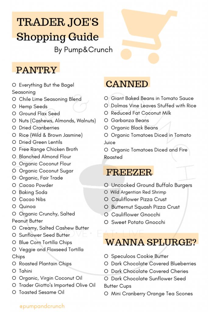 Trader Joe’s Healthy Shopping Guide